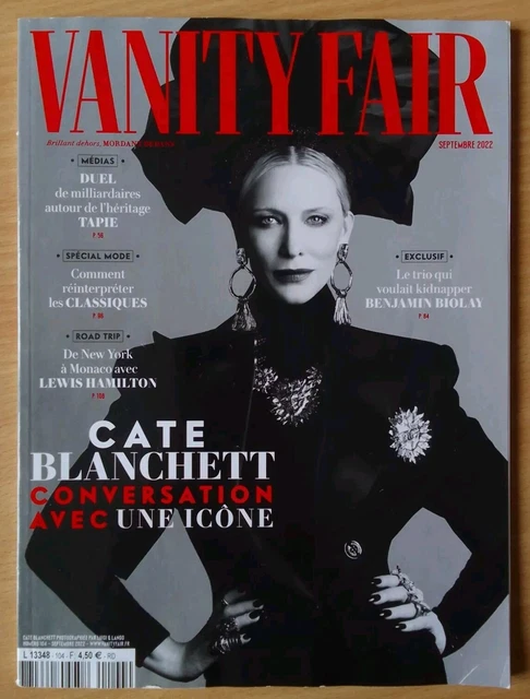 VANITY FAIR N°104 - CATE BLANCHETT Interview Tar Septembre 2022 EUR 5 ...