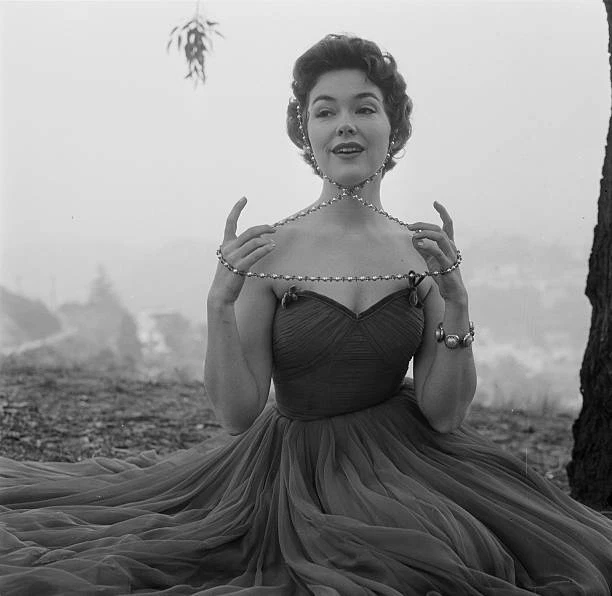 ACTRESS BARBARA RUSH poses for a portrait in Los Angeles 1957 Old Photo ...