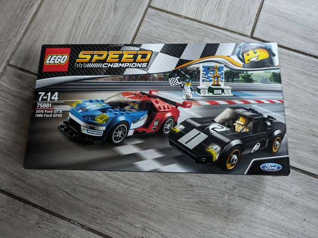 LEGO SPEED CHAMPIONS 2016 Ford GT & 1966 Ford GT40 (75881) - Brand New ...