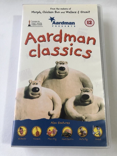 VINTAGE NICK PARK Aardman Classics Animated VHS Video - Tape New And ...