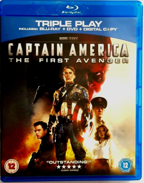 CAPTAIN AMERICA - The First Avenger: Triple Play (Blu-ray+DVD+Digital ...