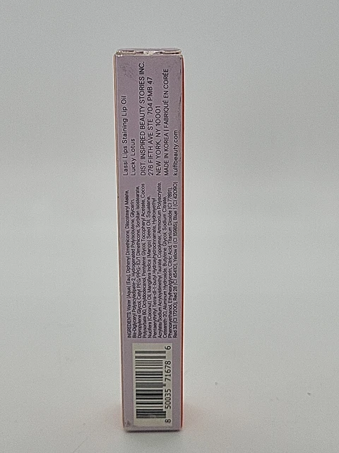 KULFI LASSI LIPS Staining Lip Oil LUCKY LOTUS 3.8ml/0.12floz NIB £19.55 ...