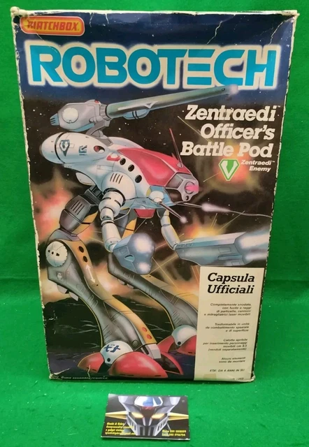 VINTAGE ROBOT MATCHBOX 1985, Serie ROBOTECH ZENTRAEDI OFFICER'S BATTLE ...