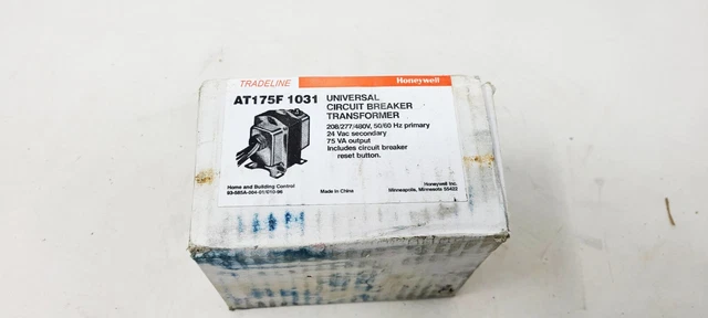 NEW HONEYWELL AT175F-1031 Universal Circuit Breaker Transformer 24VAC ...
