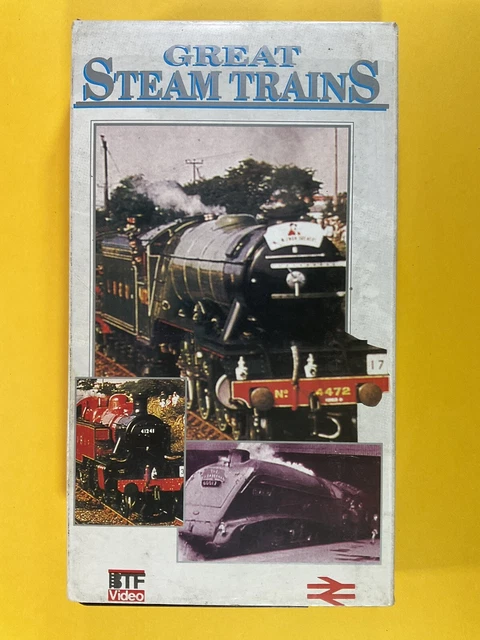 GREAT STEAM TRAINS, VHS Video, Cert E £5.00 - PicClick UK