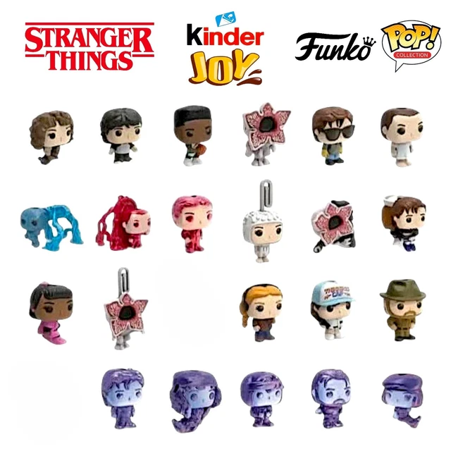 KINDER JOY STRANGER THINGS FUNKO POP 2025 Collezione Completa 22 pezzi ...