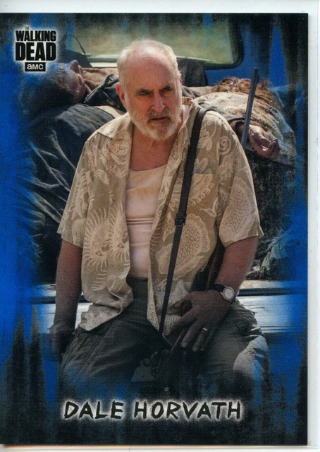 2018 TOPPS WALKING Dead Hunters and Hunted BLEU parallèle #33 Dale ...
