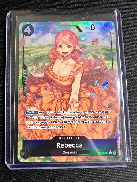 ONE PIECE TCG Rebecca OP05-091 SR (Alt Art) Awakening of the New Era ...