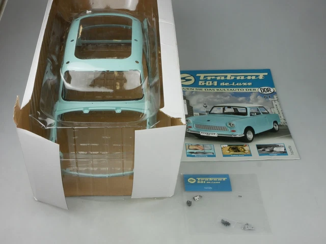 AUSGABE 61 HACHETTE 1/8 Trabant 601 de luxe Karosserie 126027 EUR 24,90 ...