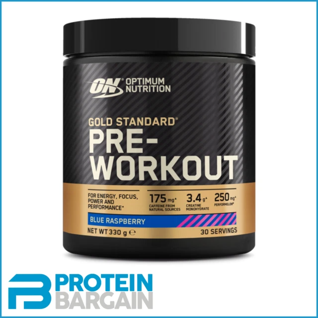 OPTIMUM NUTRITION GOLD Standard Pre-Workout Protein - Blue Raspberry ...