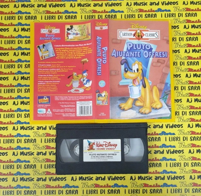 VHS FILM PLUTO AIUTANTE OFFRESI 1995 DISNEY CARTOON CLASSICS VS 4563 ...