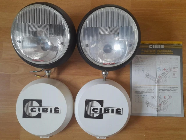CIBIE BI-OSCAR TWIN-BEAM Rally Lights (2) £500.00 - PicClick UK