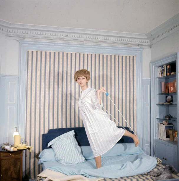 INTERVIEW WITH ACTRESS France Anglade In Paris 1965 Old Photo 2 $9.00 ...