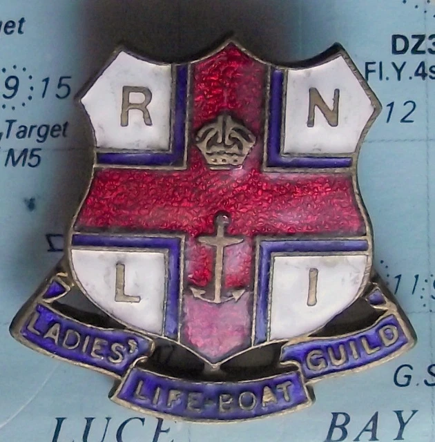 C1960 RNLI LADIES Lifeboat Guild Enamel Badge . £20.62 - PicClick UK