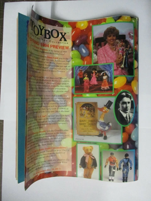 TOYBOX COLLECTOR MAGAZINE Winter 1993 Gund Animation Restoration ...