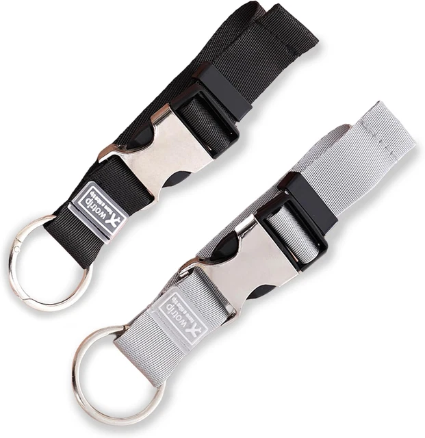 2PCS LUGGAGE STRAPS - Heavy Duty Carry-On Baggage Suitcase Belts with ...