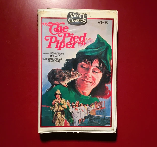 *THE PIED PIPER vhs VIDEO CLASSICS cult 70s Jacques Demy fantasy drama ...