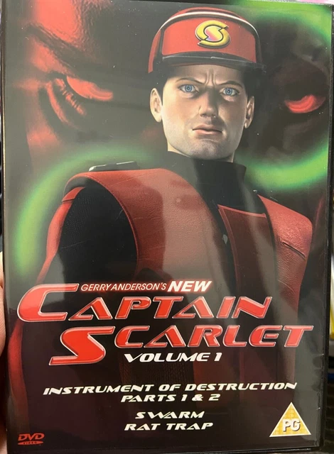 GERRY ANDERSON'S NEW Captain Scarlet Volume 1 region 2 DVD (animated ...