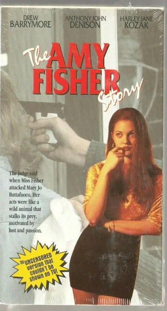 THE AMY FISHER STORY VHS SEALED! Uncensored Version Drew Barrymore True ...