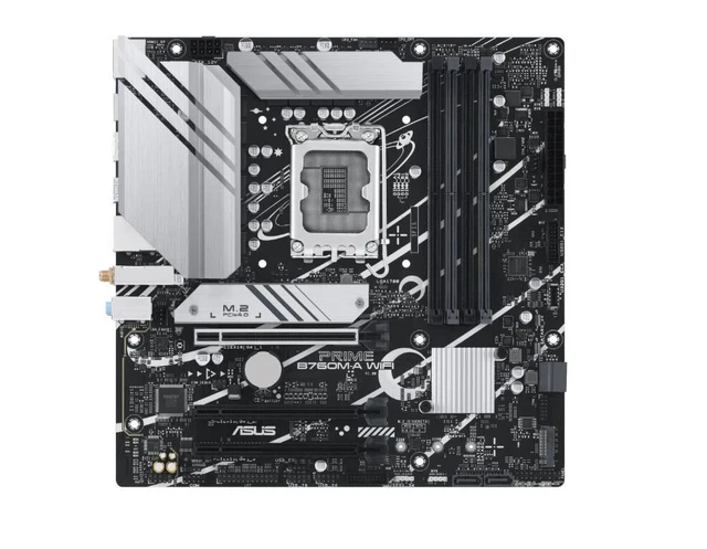 ASUS PRIME B760M-A WIFI Intel LGA 1700 mATX Motherboard 128GB,4xDDR5 ...