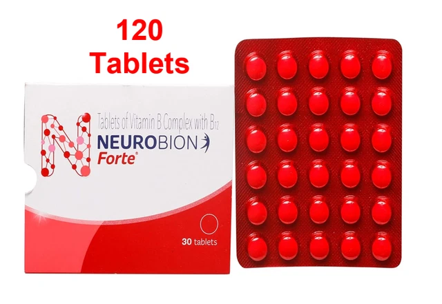 VITAMIN B COMPLEX with B12 Neurobion Forte Tablet | 120 Tablets | Free ...
