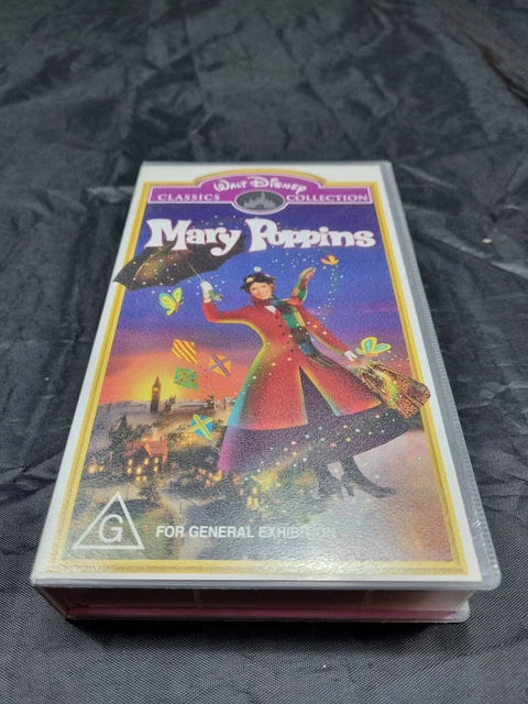 MARY POPPINS VHS Walt Disney Classics Collection Video $14.00 - PicClick AU
