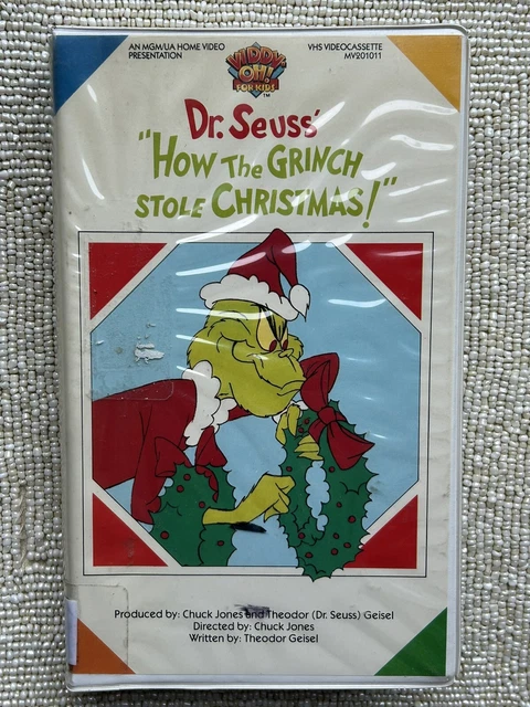 DR. SEUSS HOW The Grinch Stole Christmas VHS 1986 Viddy Oh! For Kids £0 ...
