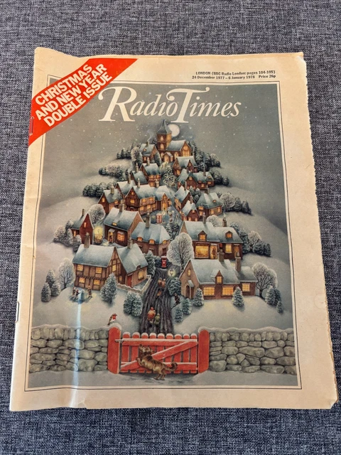 RADIO TIMES CHRISTMAS Double Issue Dec 24 1977 – Jan 6 1978 Winter ...