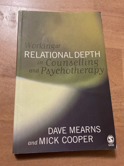 WORKING AT RELATIONAL Depth in Counselling and Psychotherapy £26.72 ...