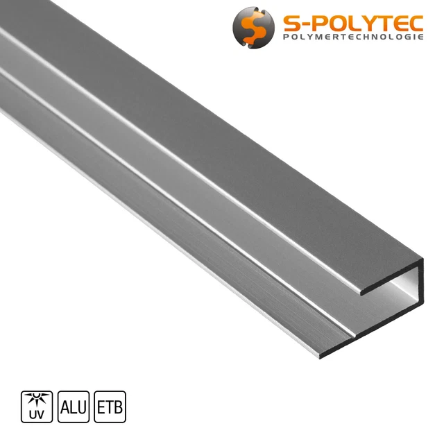PROFILÉ EN U aluminium rail en U profilé en C profilé de finition pour ...
