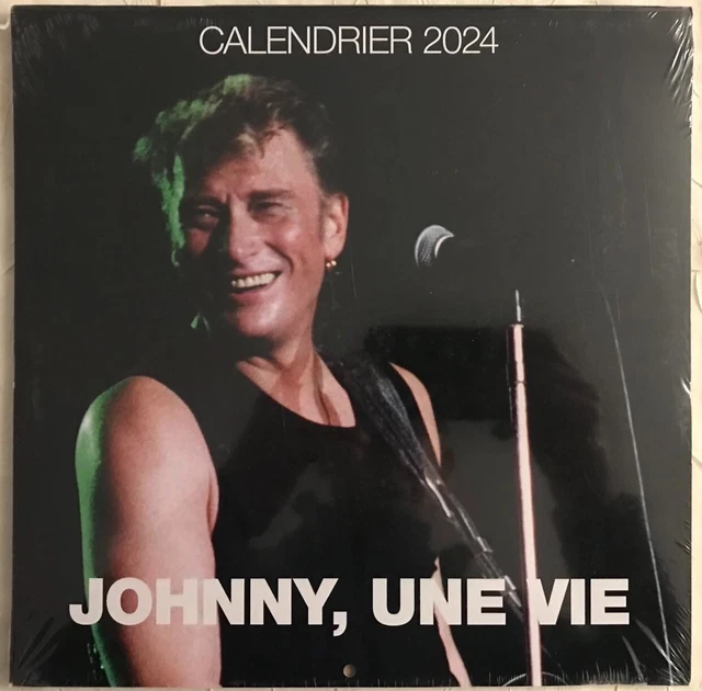 CALENDRIER 2024 JOHNNY Hallyday - JOHNNY, UNE VIE EUR 20,00 - PicClick FR