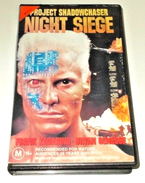 PROJECT SHADOWCHASER NIGHT Siege VHS Big box ex rental £18.94 - PicClick UK