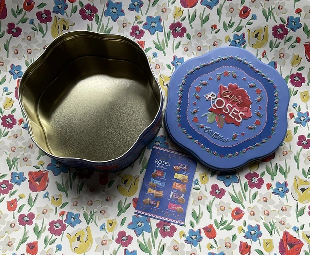 CATH KIDSTON CADBURYS Roses Tin Small Floral Shape 442g Size 2022 Empty ...