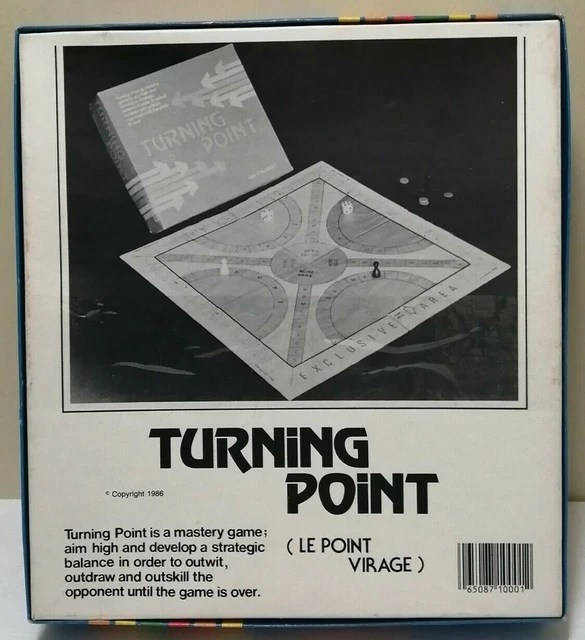 VINTAGE TURNING POINT Board Game 1986 $20.00 - PicClick CA