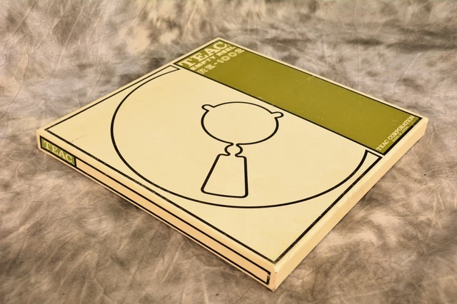 TEAC METAL NAB Hub Empty Take up Reel 10.5" Vintage Reel to Reel 1/4 ...