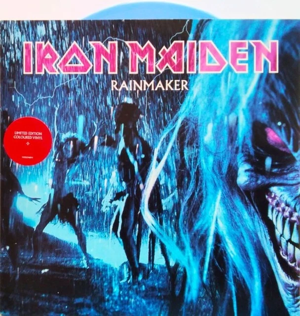 IRON MAIDEN - RAINMAKER Blue Vinyl, 7" Single - Original 2003 EUR 42,00 ...