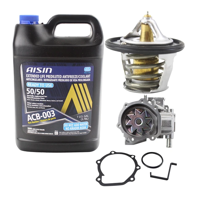 AISIN BLUE ENGINE Coolant Water Pump Thermostat Kit For MDX RLX TLX 3 ...