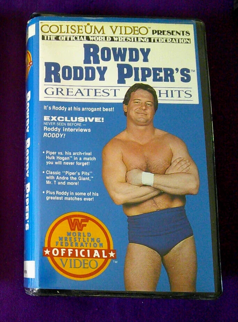 ROWDY RODDY PIPER’S Greatest Hits on VHS Videotape (1985 Coliseum, WWF ...