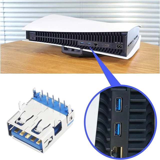 USB 3.0 PORT Back Type-A Port Super Interface Socket For Playstation 5 ...