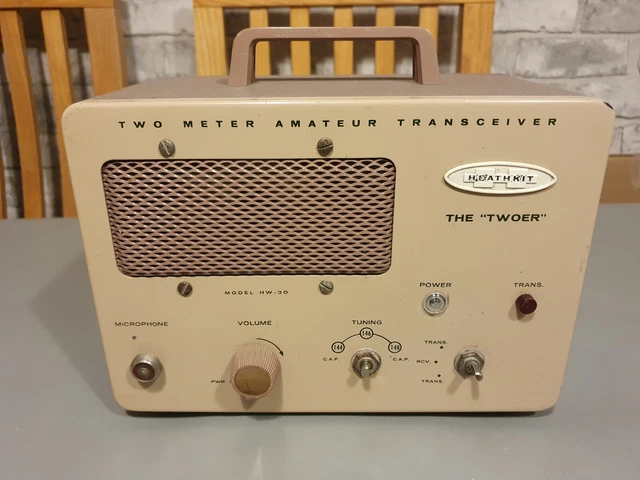 VINTAGE HEATHKIT HW-30 The "Twoer" Two Meter Transceiver. £49.95 ...
