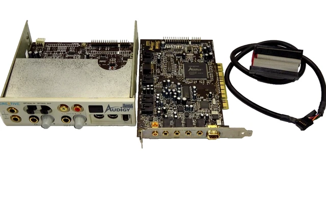 CREATIVE SB0010D IR I/O Front Panel + Creative Sb0090 Pci Soundkarte # ...