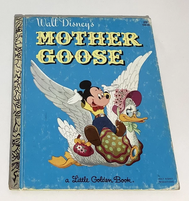 WALT DISNEY’S MOTHER Goose Vintage Little Golden Book 1981 Buy 3 Get 1 ...