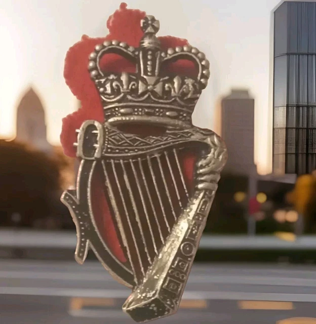 VINTAGE ROYAL ULSTER Constabulary Ruc Police Cap Badge Obsolete Police ...