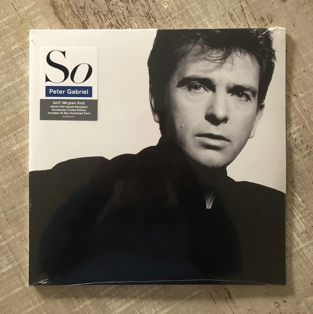 PETER GABRIEL SO 2 LP 2016 Caroline UK 45 RPM Vinyl Numbered Ltd ...