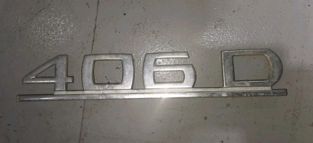 ORIGINAL VINTAGE MERCEDES Benz LKW 406 D Emblem, Logo, Schriftzug ...