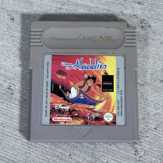 DISNEY'S ALADDIN NINTENDO Game Boy Color Advance Game - Cart Only ...