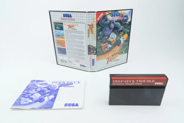 SEGA MASTER SYSTEM *Deep Duck Trouble Starring Donald Duck * emballage ...