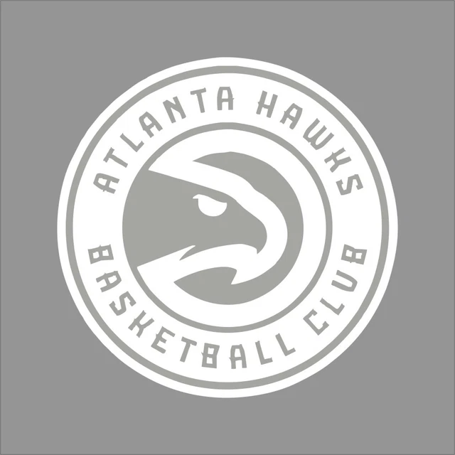 ATLANTA HAWKS #2 NBA Team Logo 1Color Vinyl Decal Sticker Car Window ...