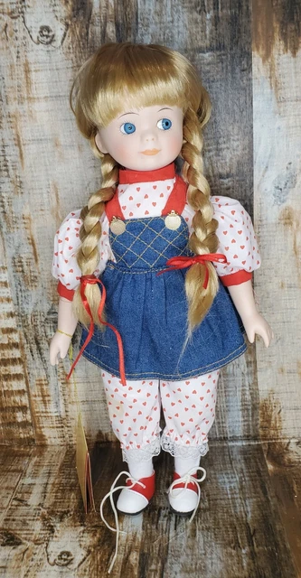 Heritage Mint Ltd Susan D 75 Porcelain Doll 1990 Collectible 14 Braids Jumper £884 Picclick Uk