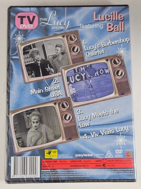 THE LUCY SHOW Volume 8 DVD (New & Sealed) Region 4 $8.99 - PicClick AU